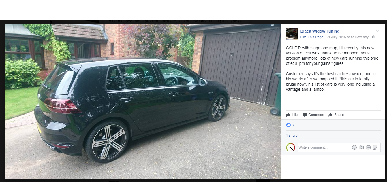 Black Code remap - Modifying your Golf R MK7 - VWROC - VW R Owners Club