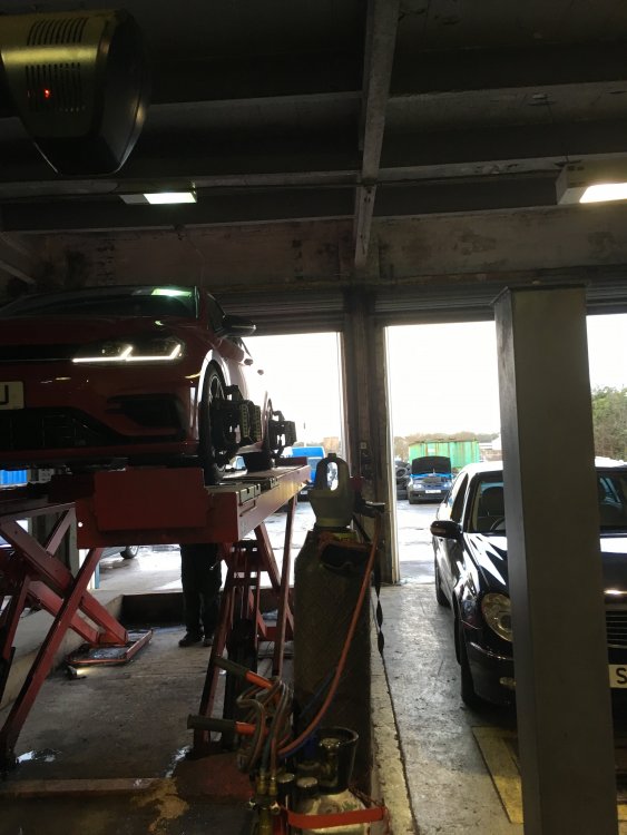 All alignment must be done by VW due to ACC Calibration. - VW Golf R ...
