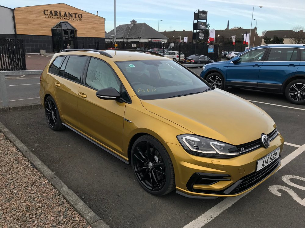 Golf R Estate MK7.5 - Turmeric Yellow - 7R Members Rides - VWROC - VW R ...
