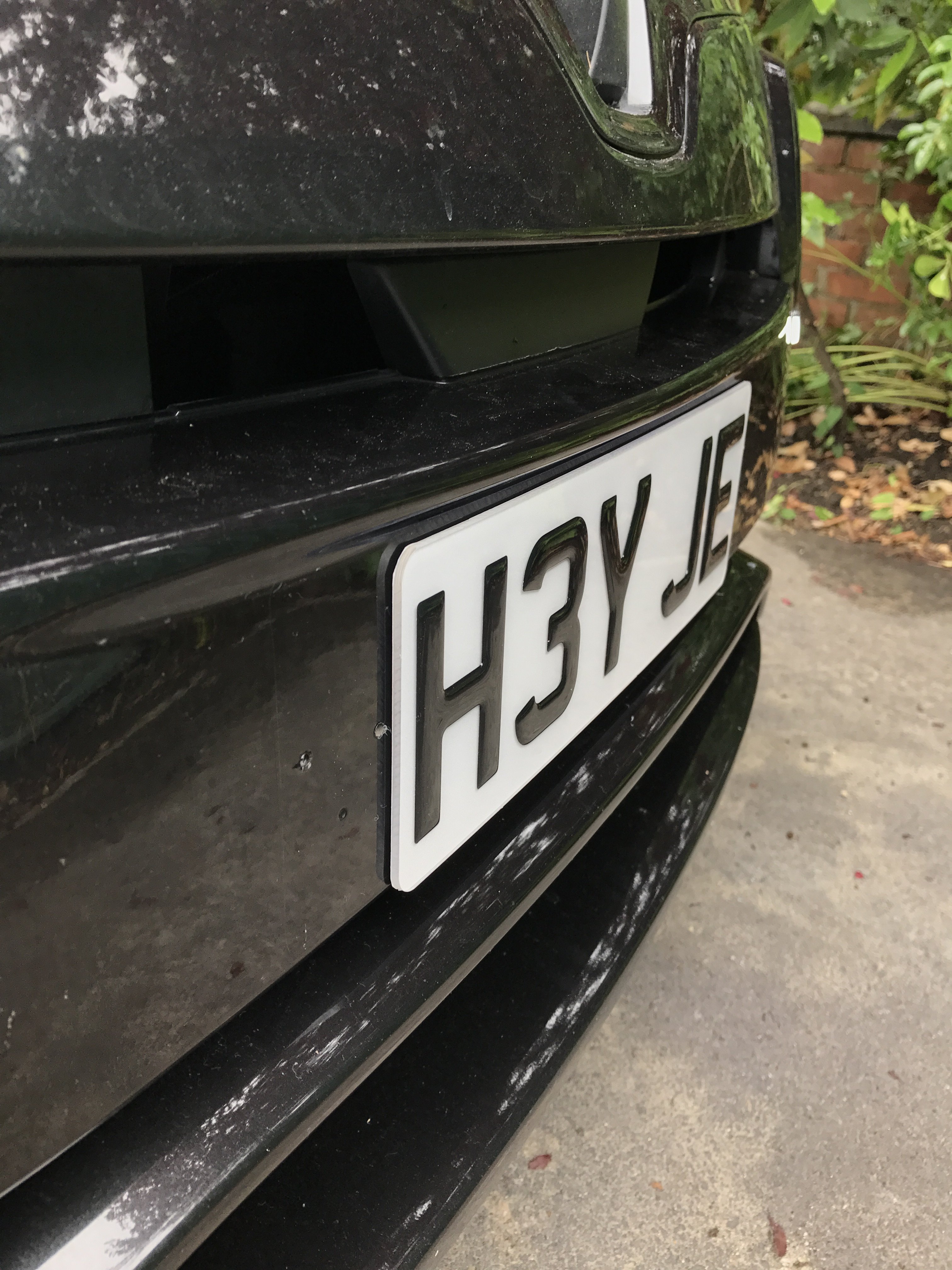 Number Plate Options - Modifying your Golf R MK7 - VWROC - VW R Owners Club