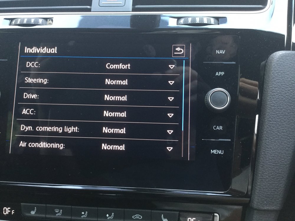 DCC Configuration Options? - VW Golf R MK7 Chat - VWROC - VW R Owners Club