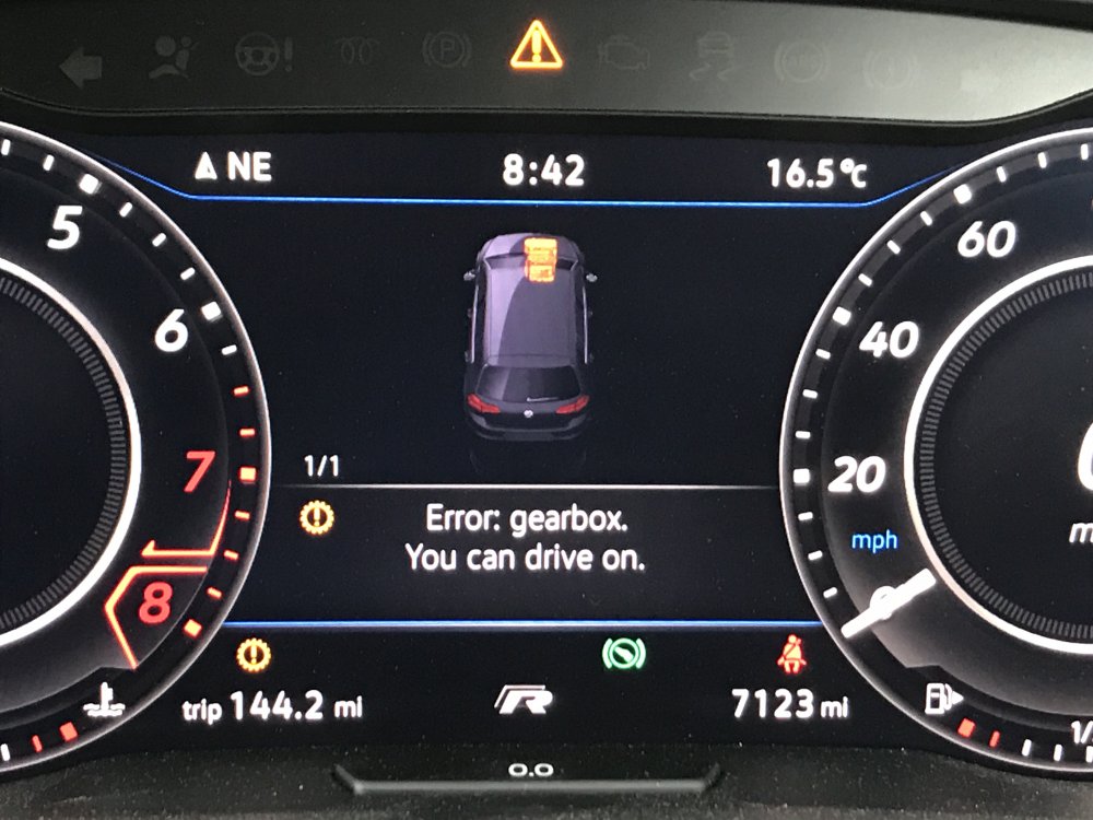 Warning light?? - VW Golf R MK7 Chat - VWROC - VW R Owners Club