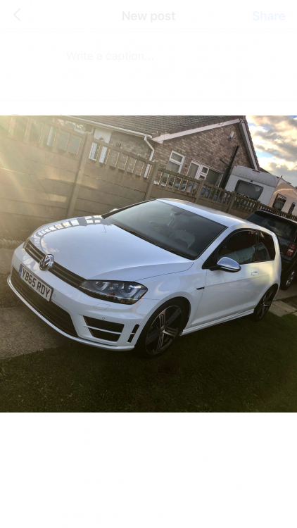 My First Golf R - White 3Dr DSG - 7R Members Rides - VWROC - VW R ...