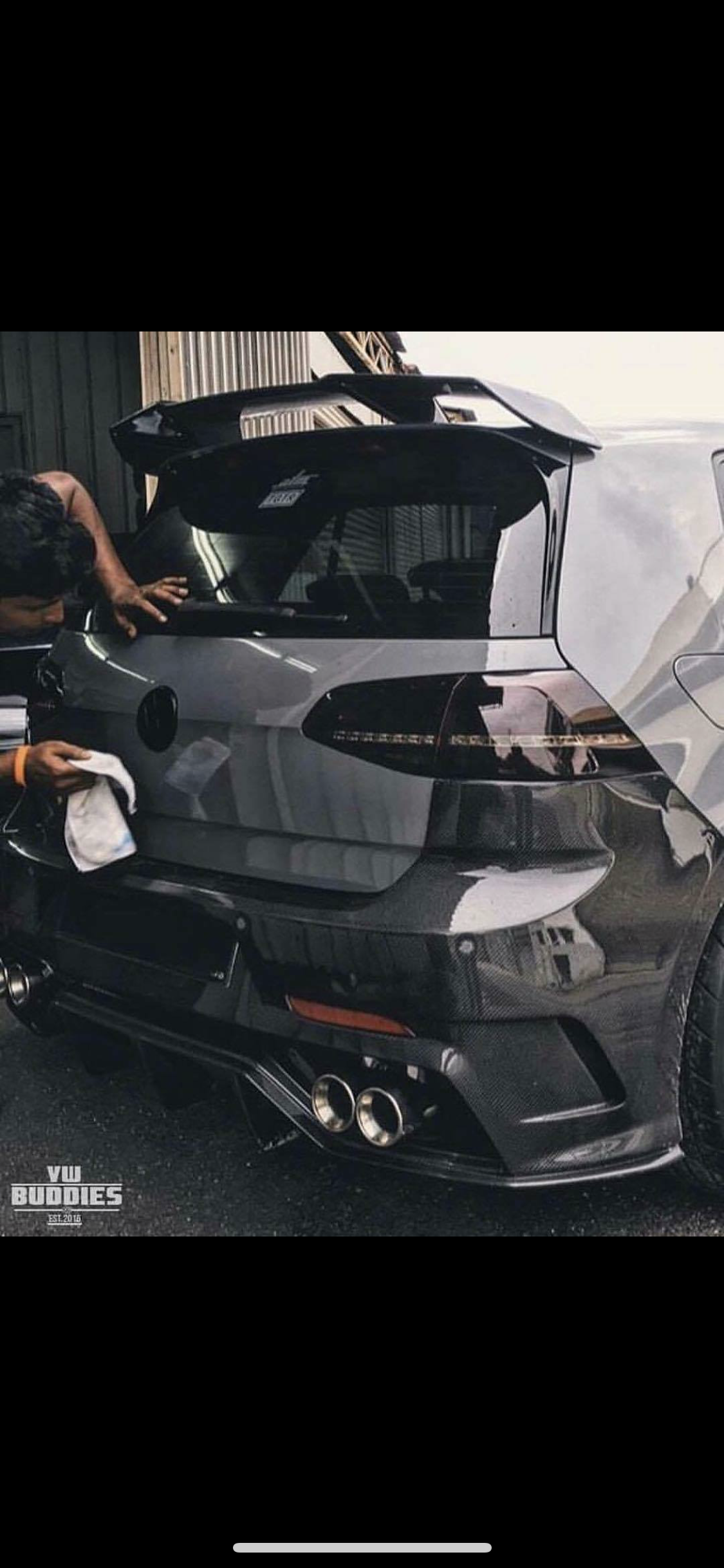 Be golf R modified rear bumper - Modifying your Golf R MK7 - VWROC - VW ...