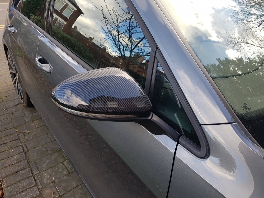 Carbon fibre wing mirrors... - Modifying your Golf R MK7 - VWROC - VW R ...