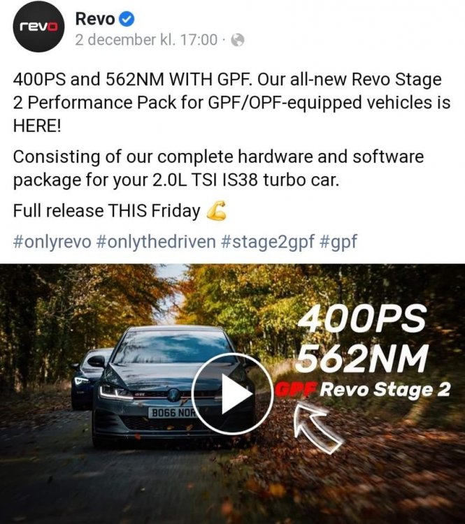 NEW REVO Stage 2, that is sick! - VW Golf R MK7 Chat - VWROC - VW R ...