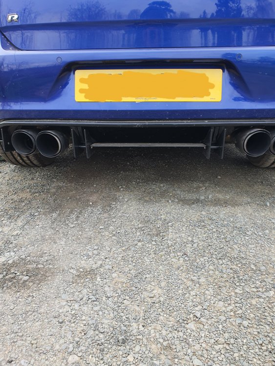 Rear diffuser - Modifying your Golf R MK7 - VWROC - VW R Owners Club