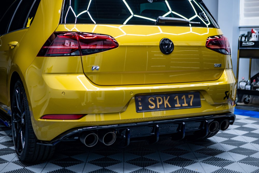 Spkos's Turmeric Yellow Mk 7.5 Golf R Special Edition Build - 7R ...