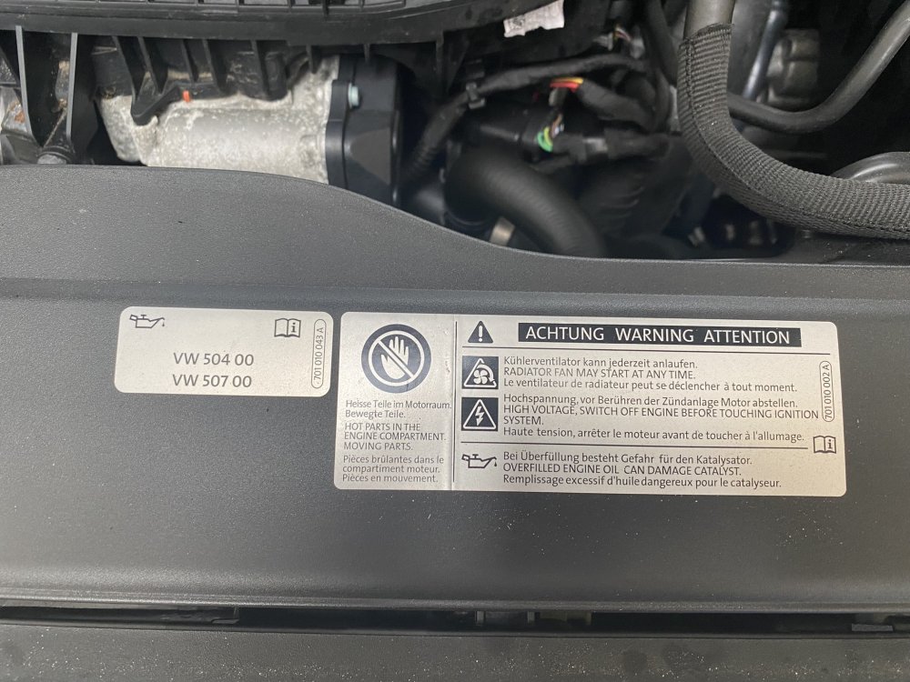 Engine Oil - 2019 GPF - VW Golf R MK7 Chat - VWROC - VW R Owners Club