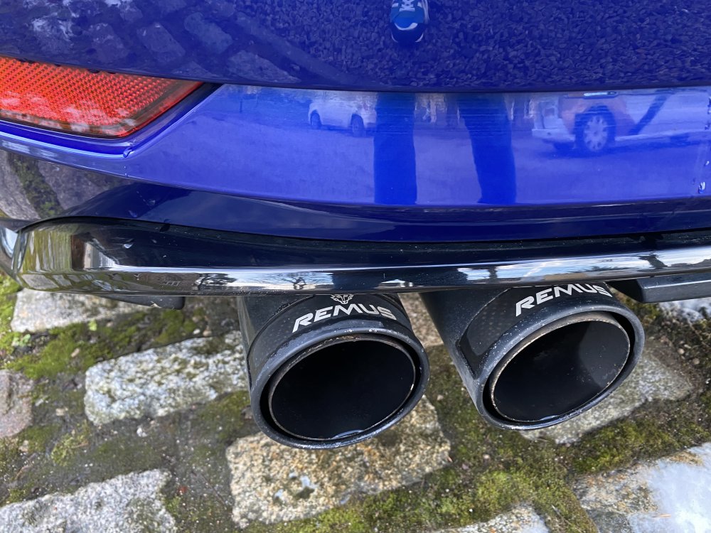 Oettinger exhaust fitment on standard Golf R - Modifying your Golf R ...