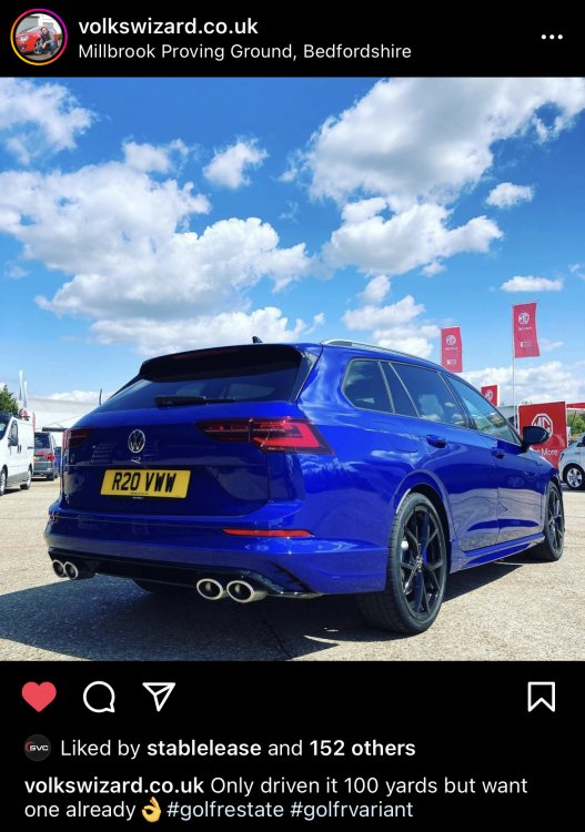 Golf Mk8 R Estate/Wagon photo gallery - VW Golf R MK8 Chat - VWROC - VW ...