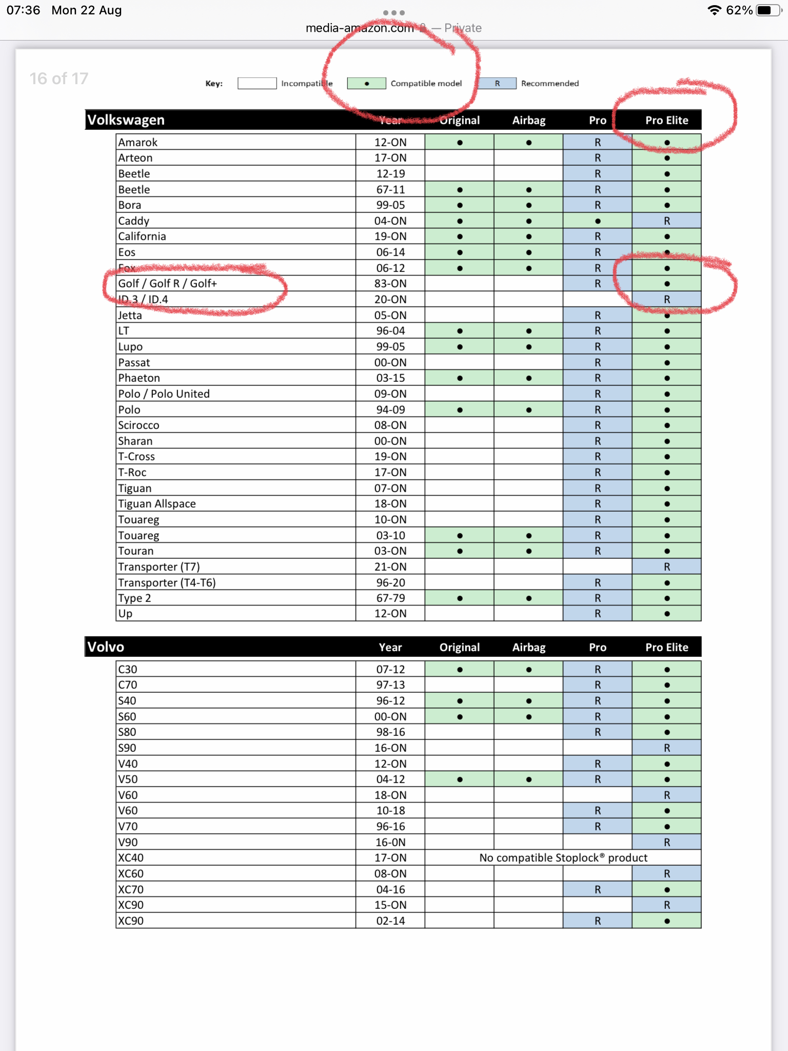 Attempted theft of my car – Any recommendations for a compatible steering lock? - VW Golf R MK8 ...
