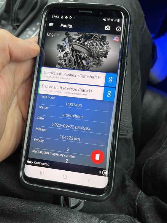 Camshaft errors - help please - VW Golf R MK7 Chat - VWROC - VW R Owners Club