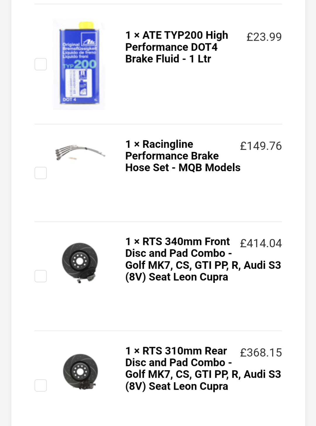 Brake upgrades. What's recommended? - Modifying your Golf R MK7 - VWROC ...