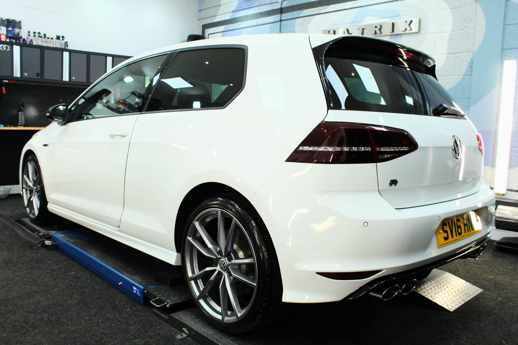 Car back after a stage 1 polish and ceramic coating - R Detailing - VWROC - VW R Owners Club