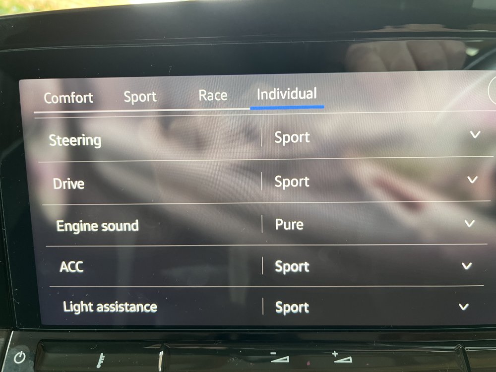 Favourite Driving Mode - VW Golf R MK8 Chat - VWROC - VW R Owners Club