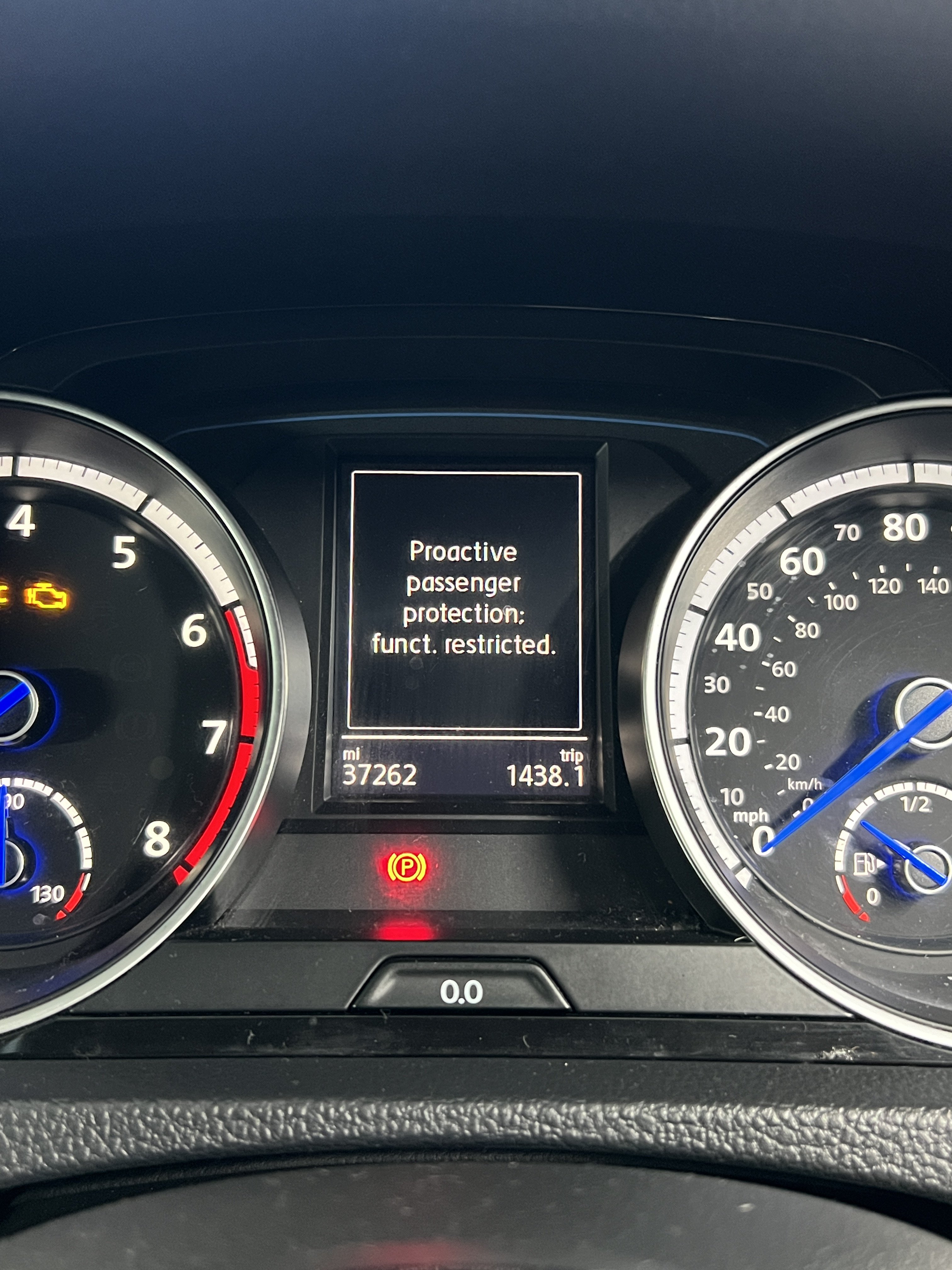 Proactive passenger function restricted - VW Golf R MK7 Chat - VWROC ...