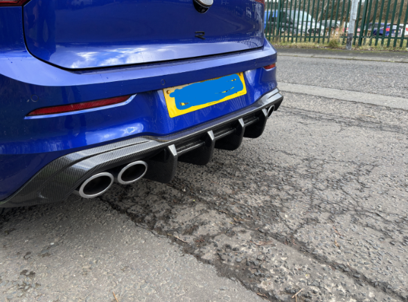 New rear diffuser fitted - Modifying your Golf R MK8 - VWROC - VW R ...