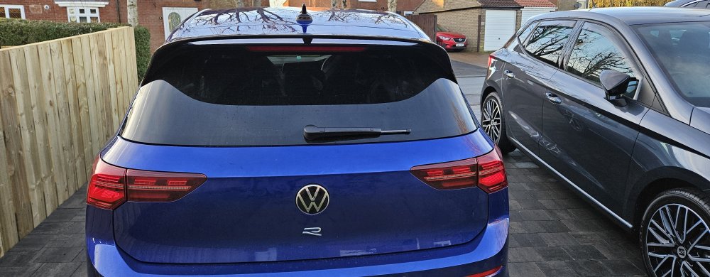 Performance pack spoiler fitted - Modifying your Golf R MK8 - VWROC ...
