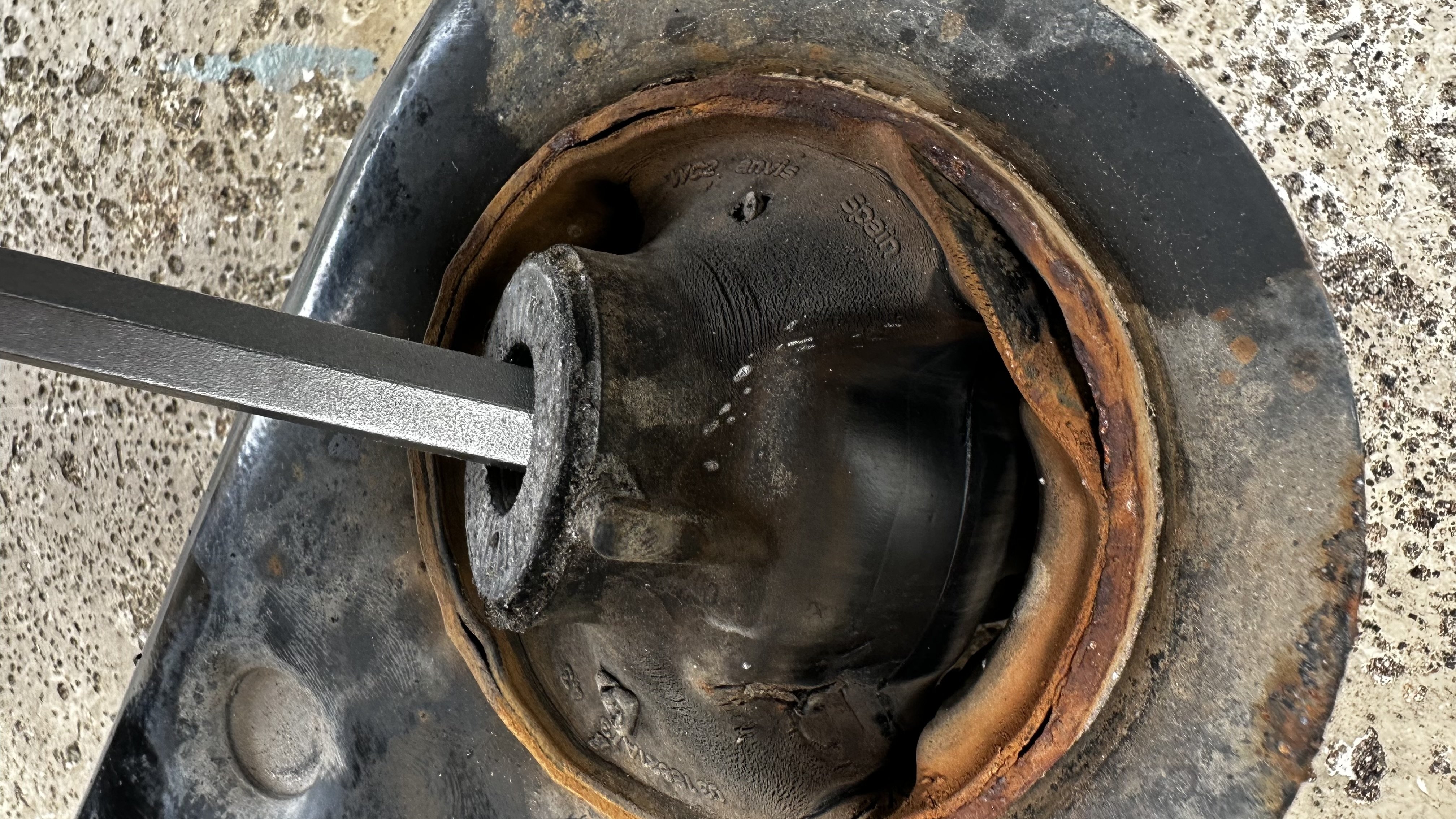 Changing the front suspension arms on a Mk7.5 with alloy subframe - VW ...